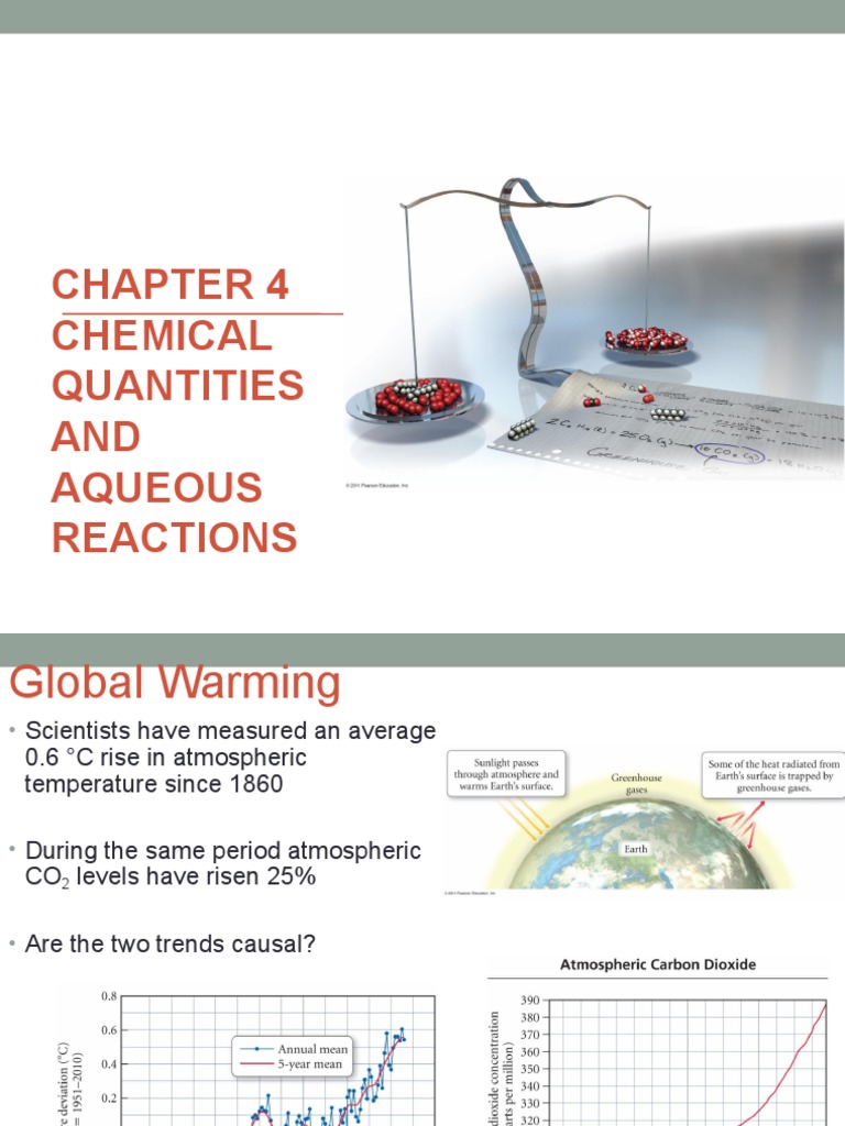 Chapter 4: Chemical Quantities and Aqueous Reactions | PDF | Solution ...