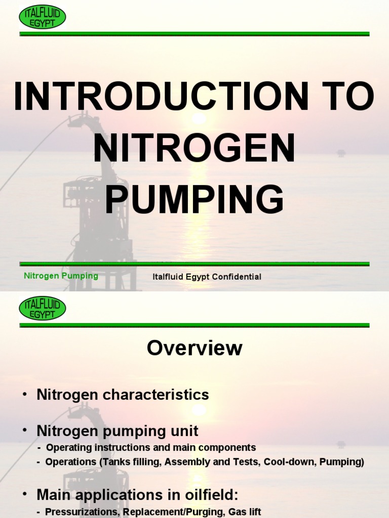 6 - Nitrogen Pumping | PDF | Pump | Valve