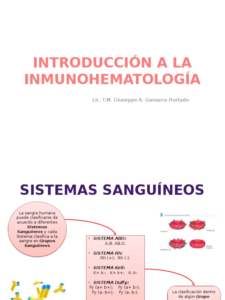 Introducción a la Inmunohematología | PDF