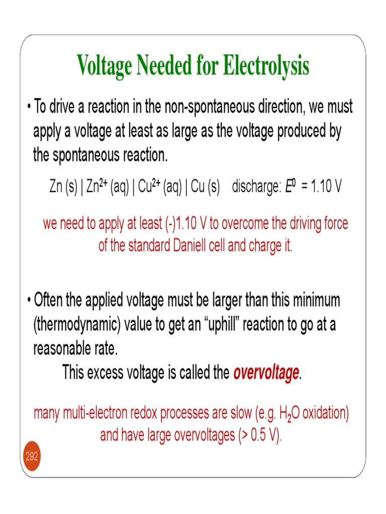 Faraday’s Law of Electrolysis | Chemical Elements | Applied And ...