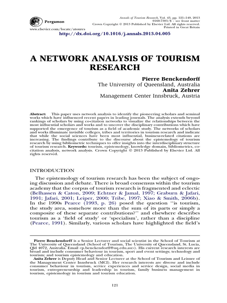 Tourism Research | PDF | Tourism | Academia