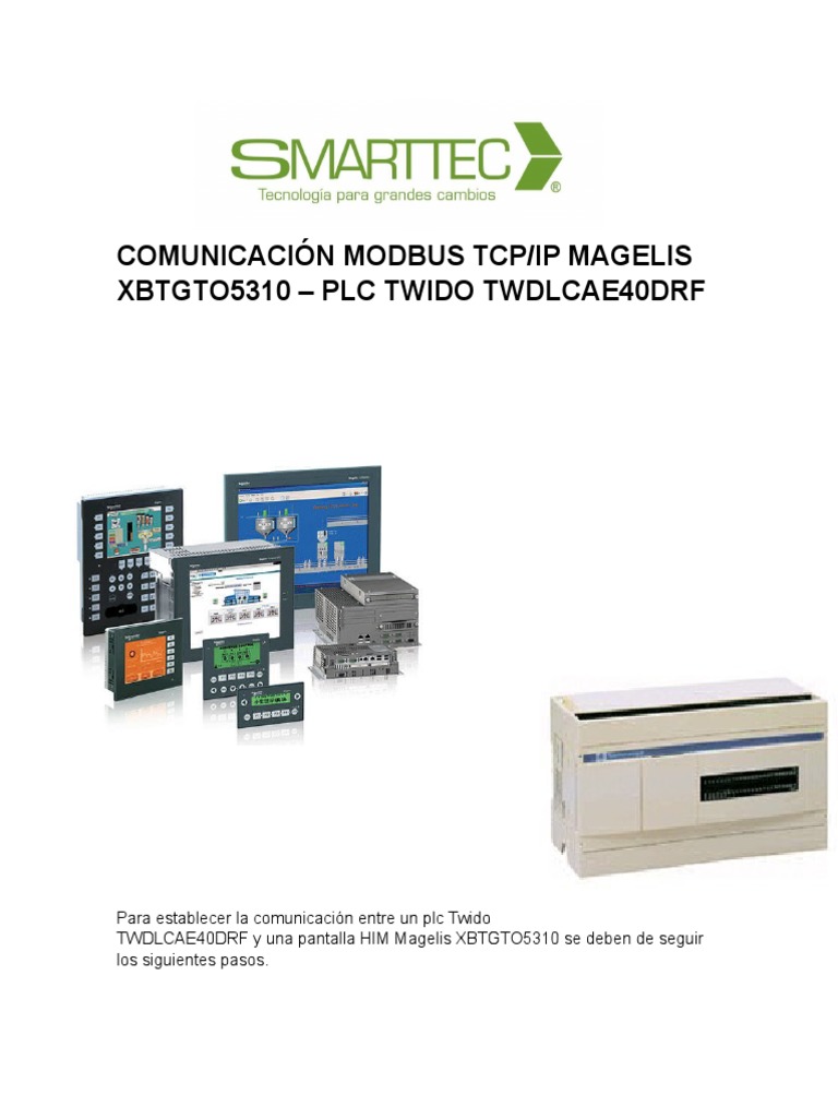 Configuración Modbus TCP/IP Magelis | PDF
