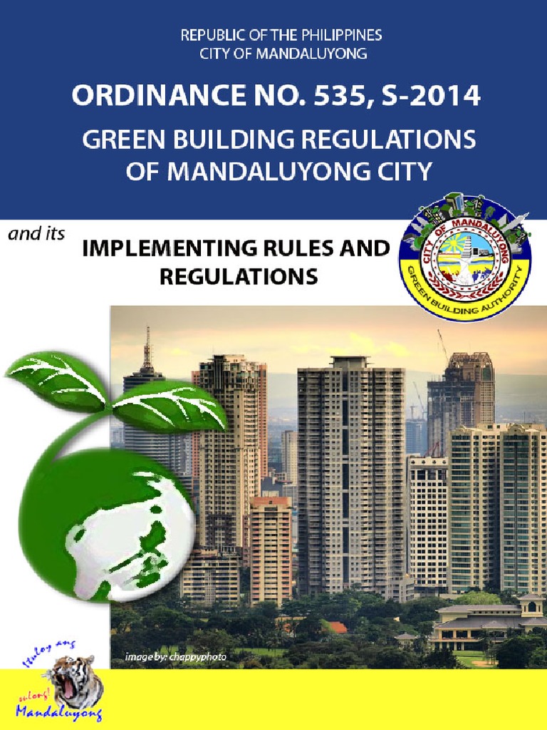 Mandaluyong Ordinance No. 535 - Green Building Regulations | PDF ...