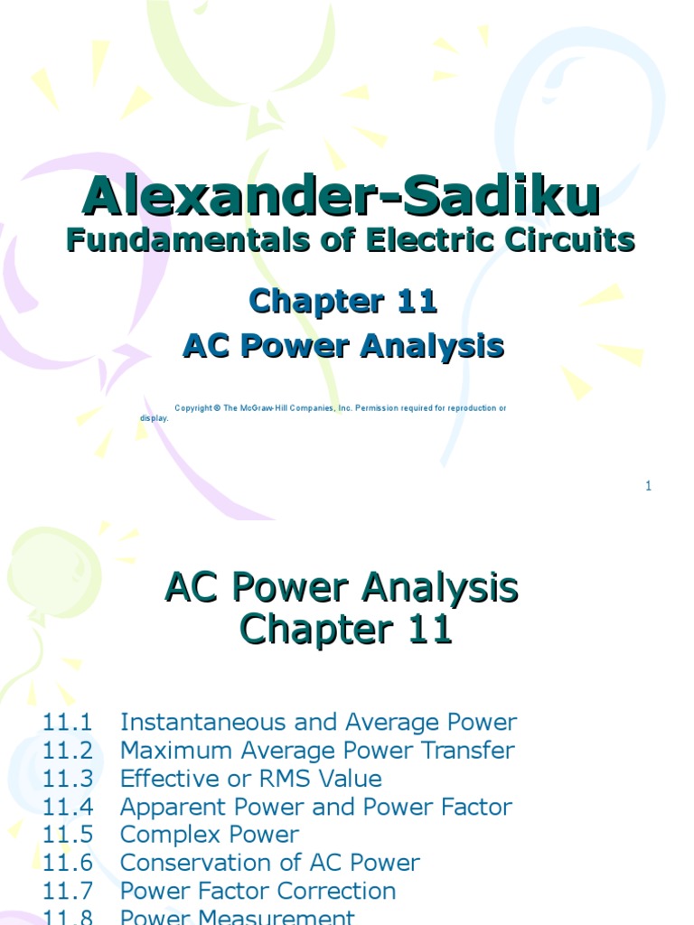 AC Power Analysis | PDF | Ac Power | Root Mean Square