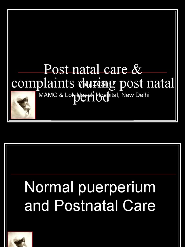 Normal Puerperium & Postnatal | PDF | Postpartum Period | Lactation