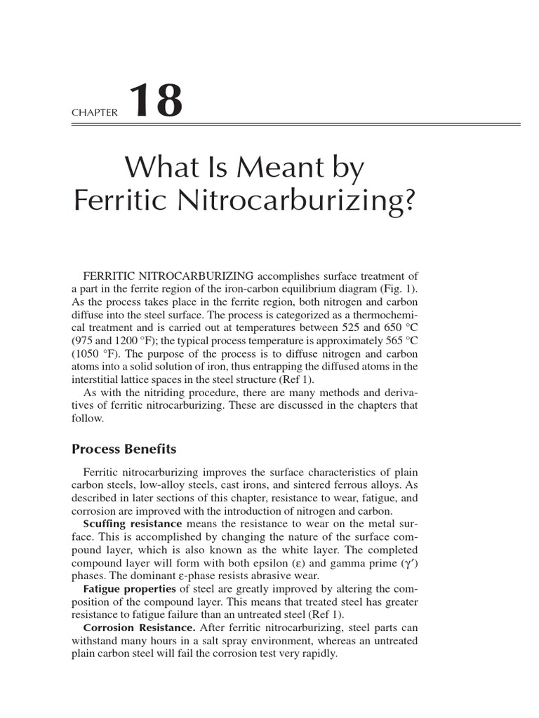 Nitro - Carburizing | PDF | Metallurgy | Crystalline Solids