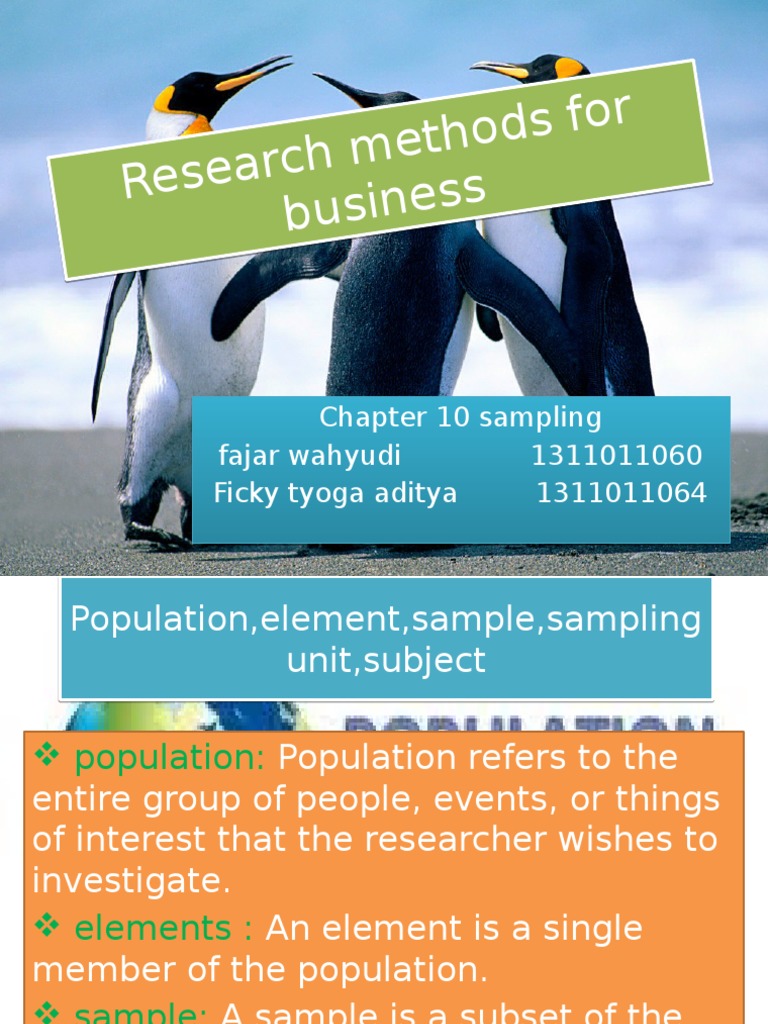 Chapter 10 Sampling | PDF | Sampling (Statistics) | Statistical Theory