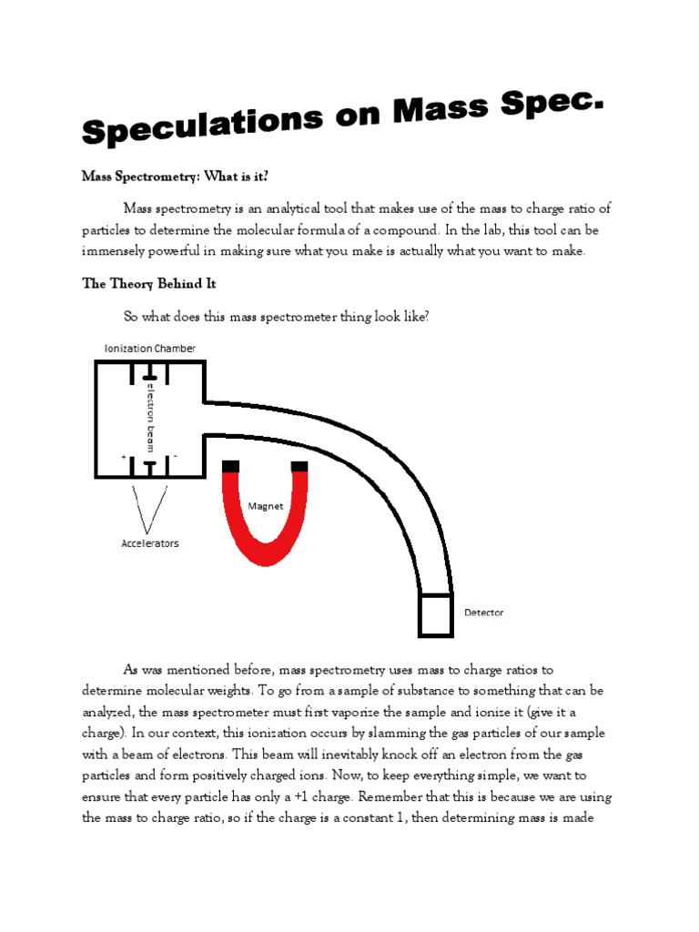 Tutorial Mass Spectrometry | PDF | Mass Spectrometry | Ion
