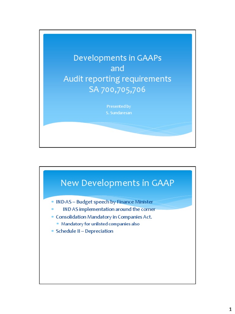 Gaap and Audit | PDF | Auditor's Report | Financial Audit