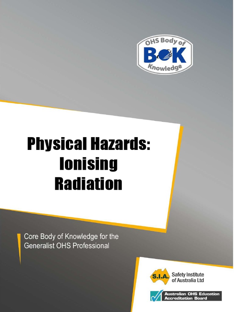 24 Hazard Ionising Radiation PDF | PDF | Ionizing Radiation ...