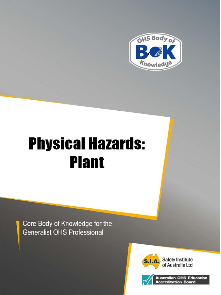 28 Hazard Plant PDF | PDF | Occupational Safety And Health | Machines