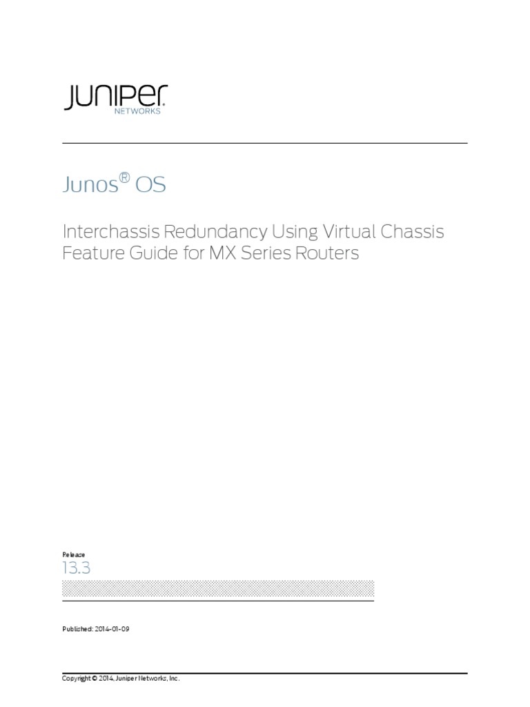 Virtual Chassis MX Series | PDF | Router (Computing) | Command Line Interface
