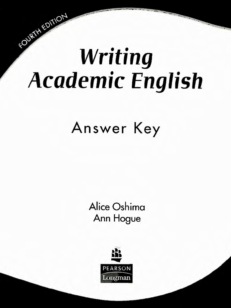 Writing Academic English 4th Ed - Answer Key | PDF