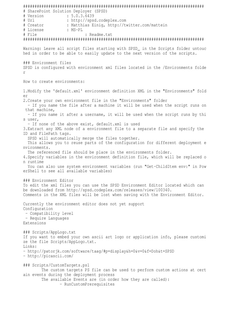 SPSD | PDF | Share Point | Computer File