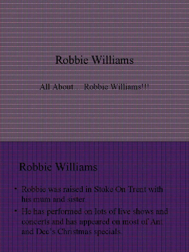 Robbie Williams | PDF