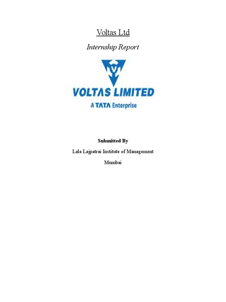 Voltas LTD: Internship Report | PDF | Hardness | Forklift