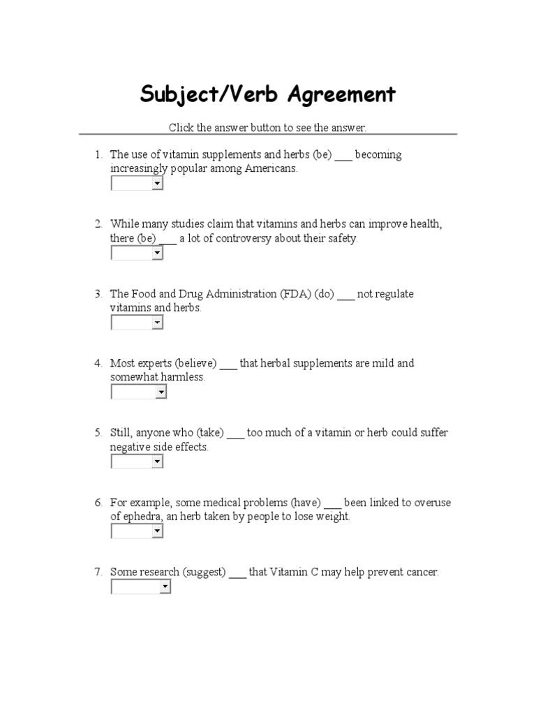 Subject Tests | PDF | Dietary Supplements | Comma