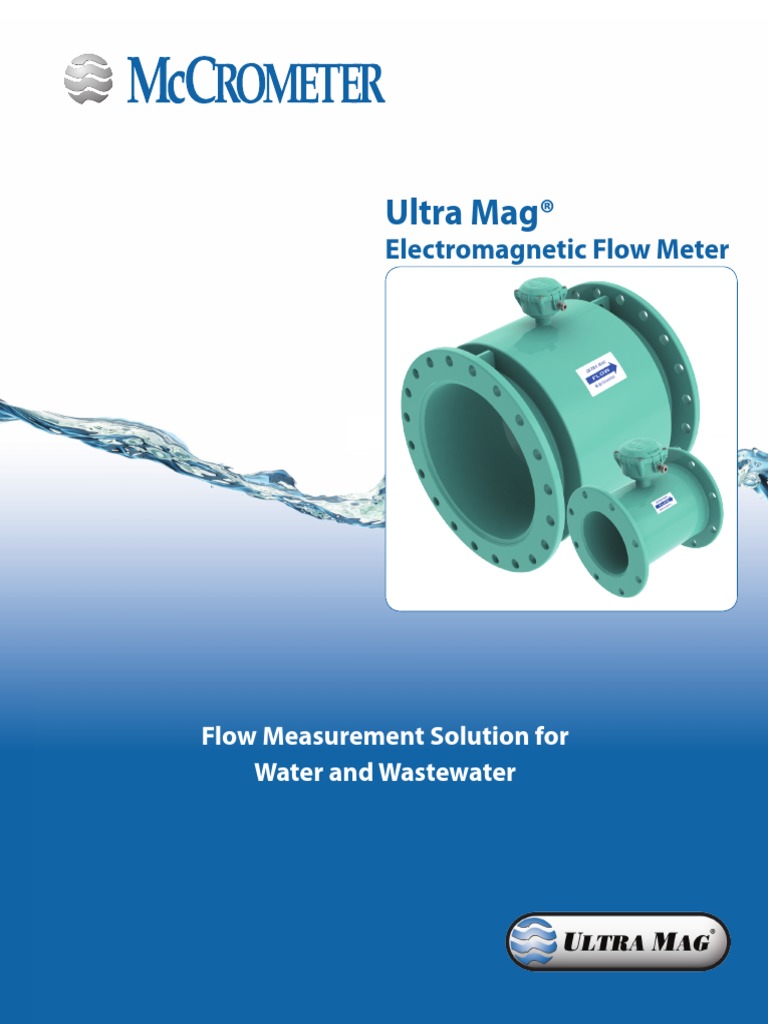 1 Brochure McCrometer UltraMag PDF | PDF | Flow Measurement | Calibration
