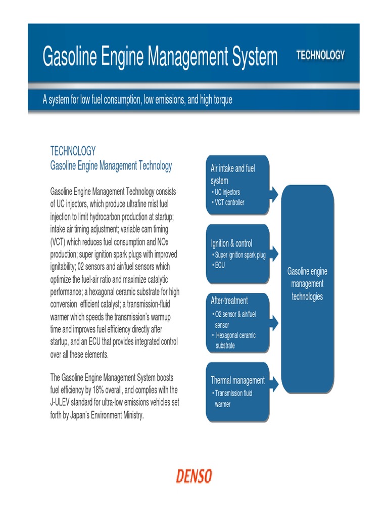 2011-07-05 Gasoline Engine Management System DeNSO | PDF | Fuel ...