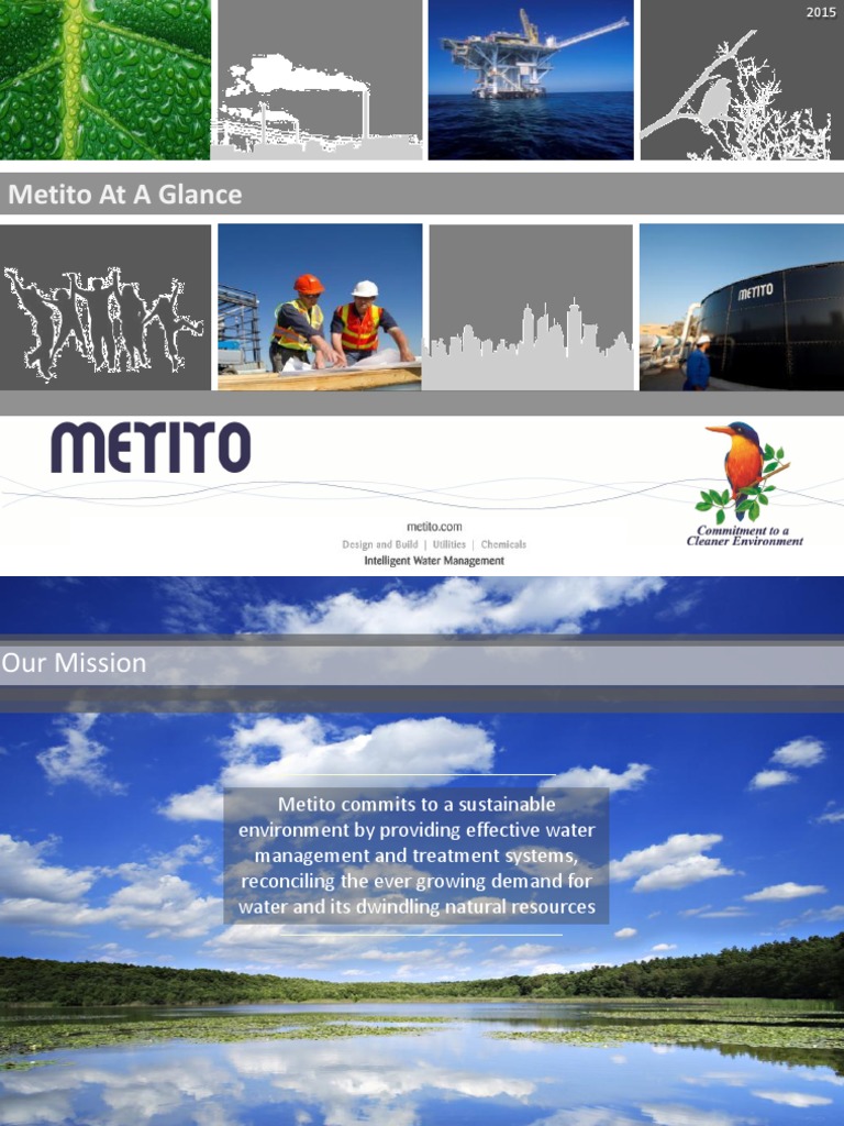 Metito Corporate Overview 2015 PDF | PDF | Sewage Treatment | Water
