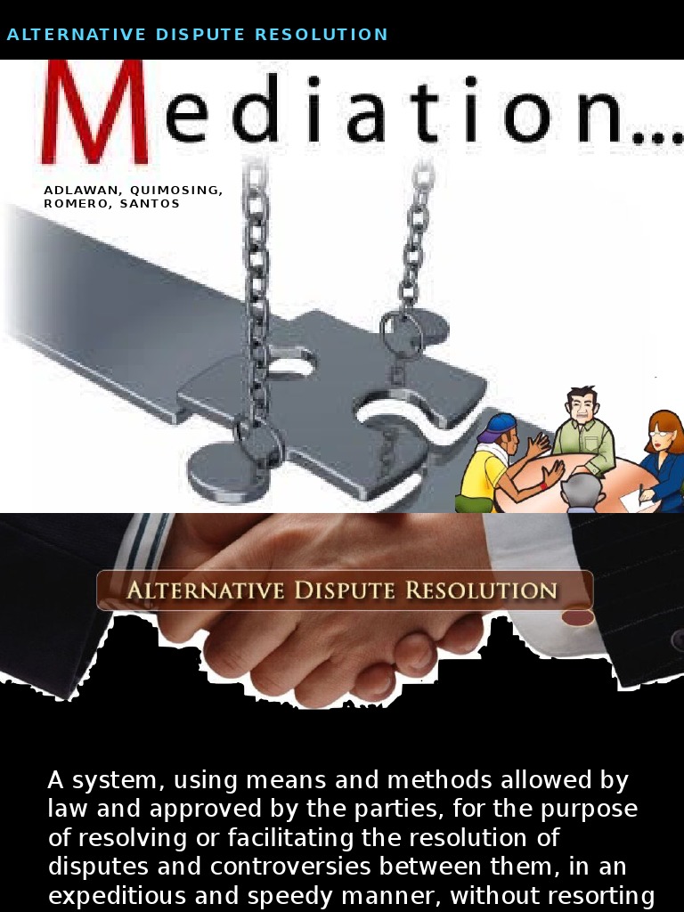 Mediation | Mediation | Alternative Dispute Resolution