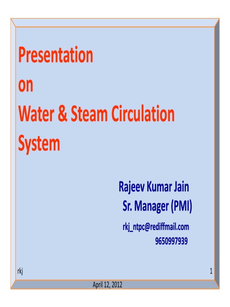 Water and Steam Circulation System | PDF | Boiler | Energy Conversion