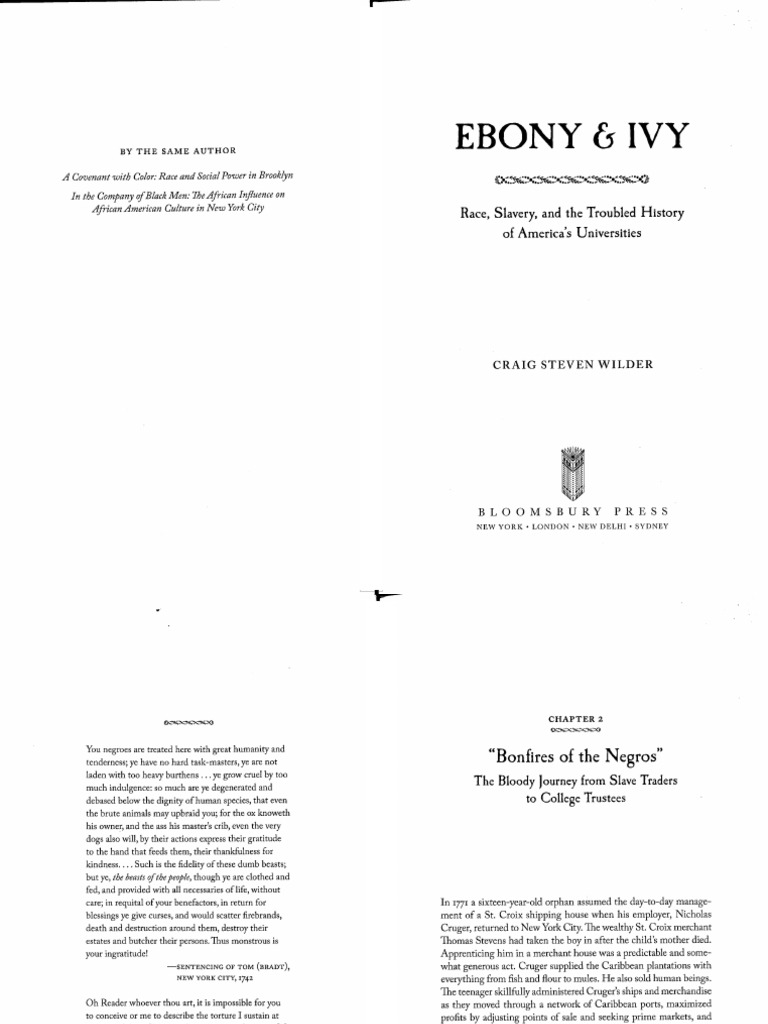 Wilder - Ebony and Ivy | PDF