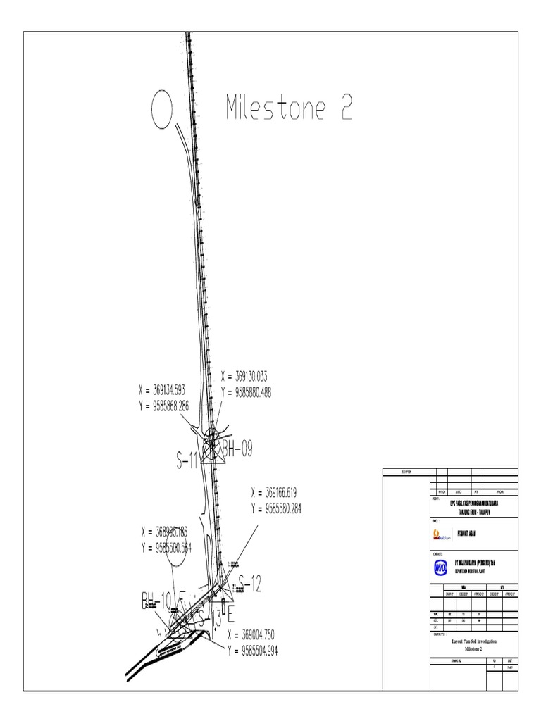Soil Investigation Layout Plan | PDF
