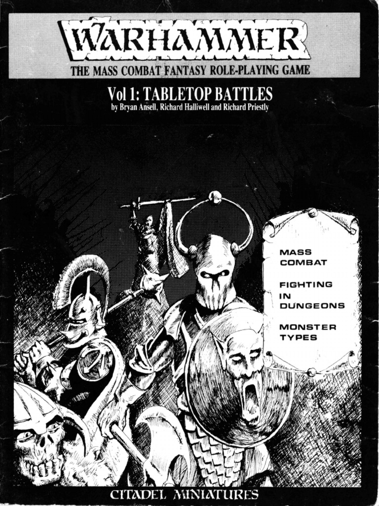 Warhammer Fantasy Battles 1st Edition | PDF