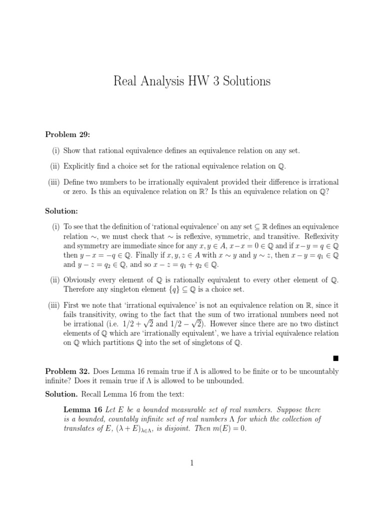 Analisis | PDF | Measure (Mathematics) | Mathematical Relations