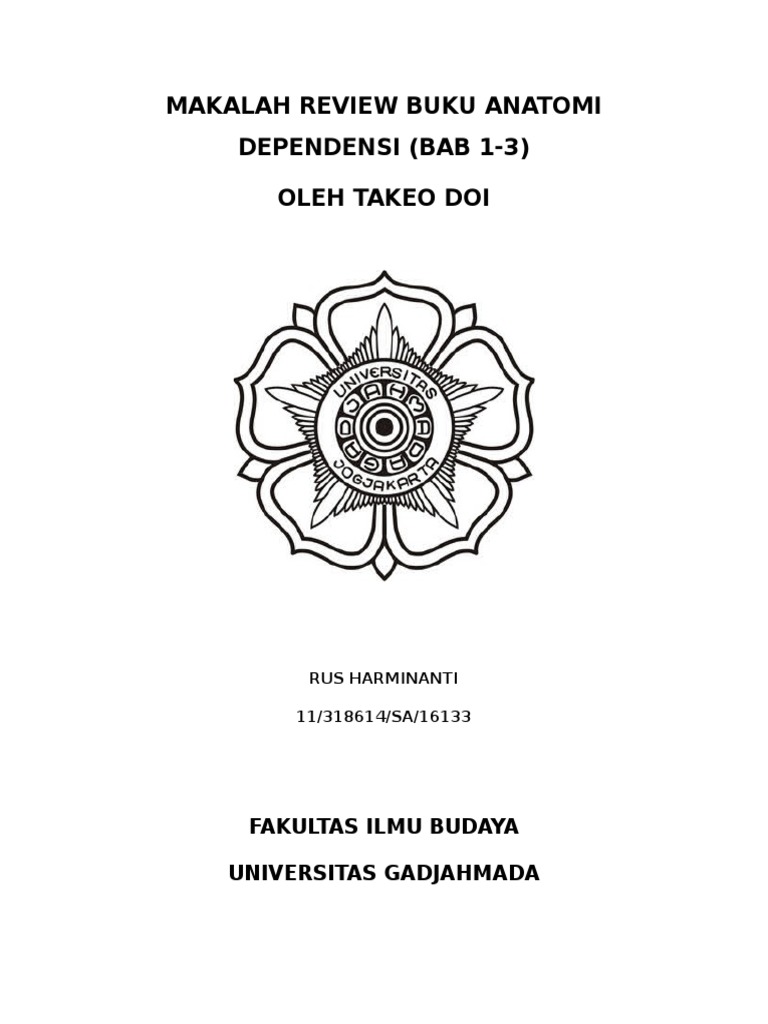 Review Buku Anatomi Dependensi Oleh Takeo Doi | PDF