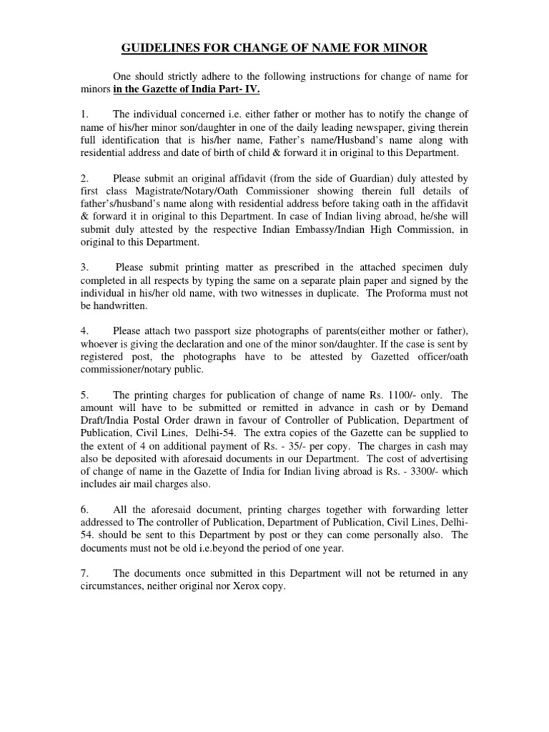 Name Change | PDF | Notary Public | Affidavit