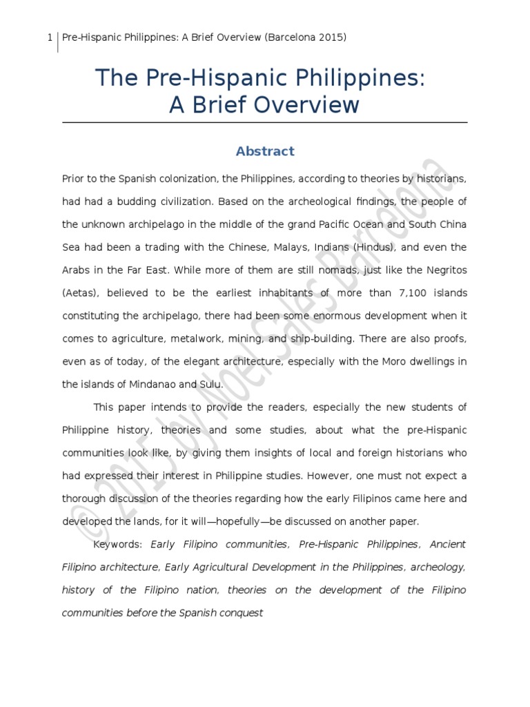 The Pre Hispanic Philippines | Philippines | Borneo