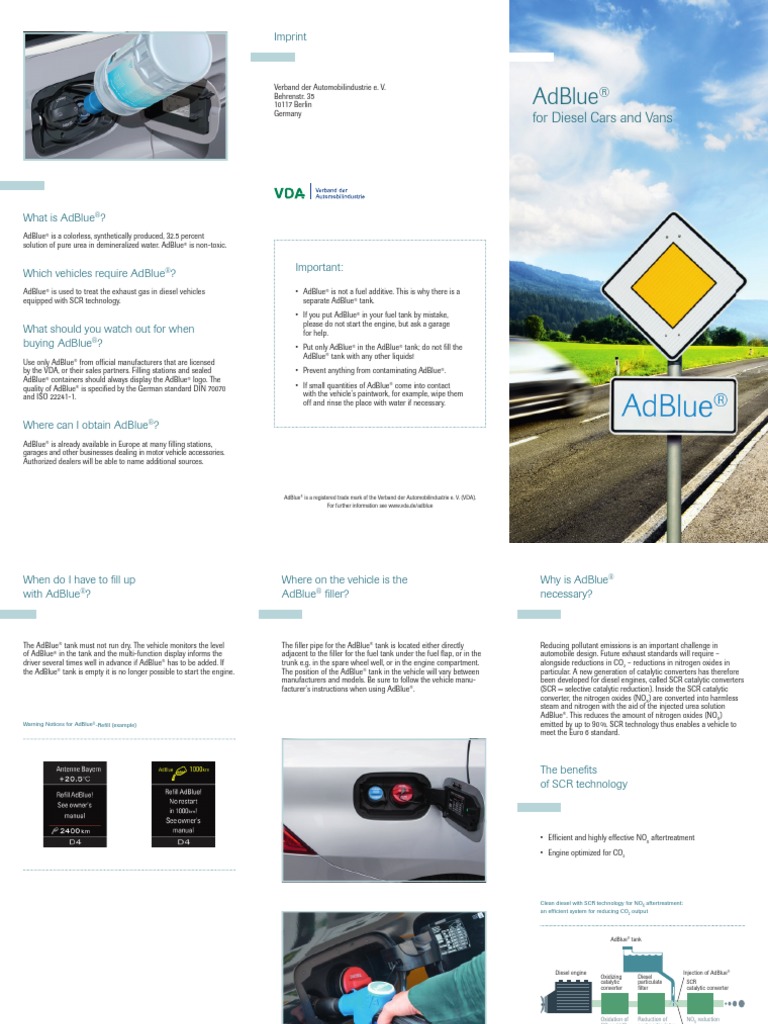 AdBlue Flyer Daimler | PDF | Home & Garden