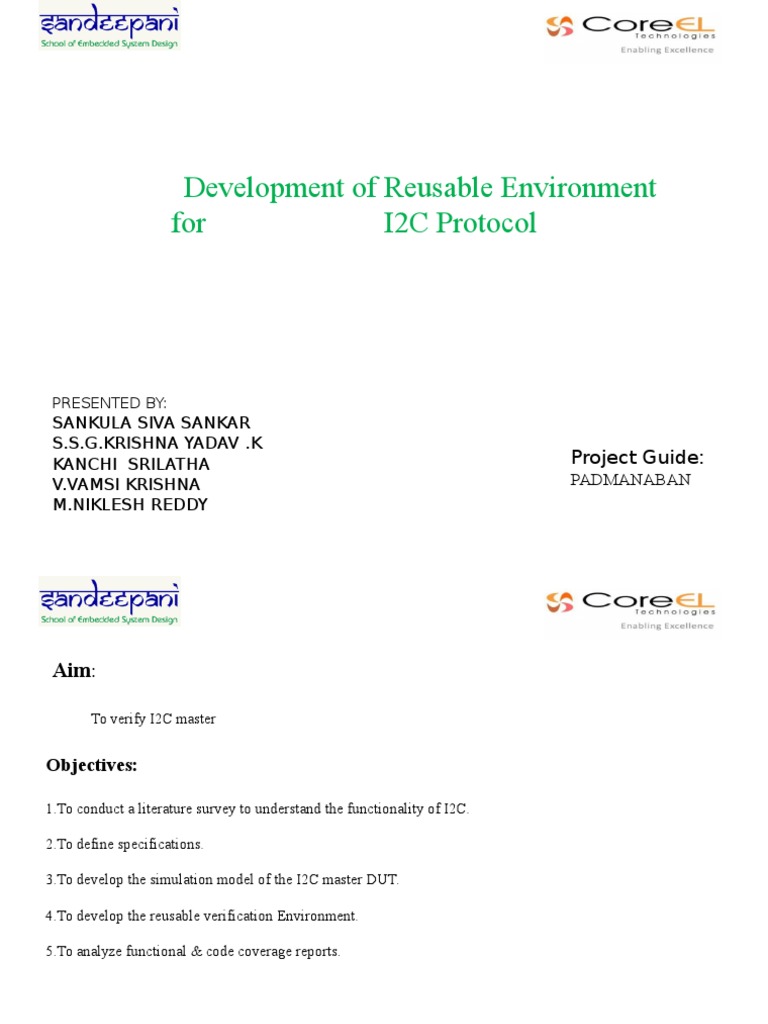 I 2 C | PDF | Physical Layer Protocols | Electrical Engineering