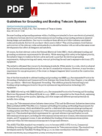 ANSI - TIA-607-C Generic Telecommunications Bonding and Grounding ...