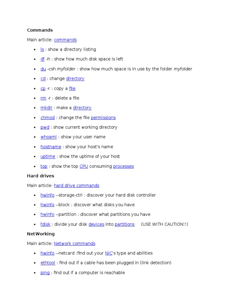 Basic Commands | PDF | Computer Network | Command Line Interface