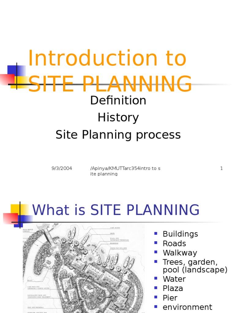 Site Planning 2 | PDF | Architect | Construction Bidding
