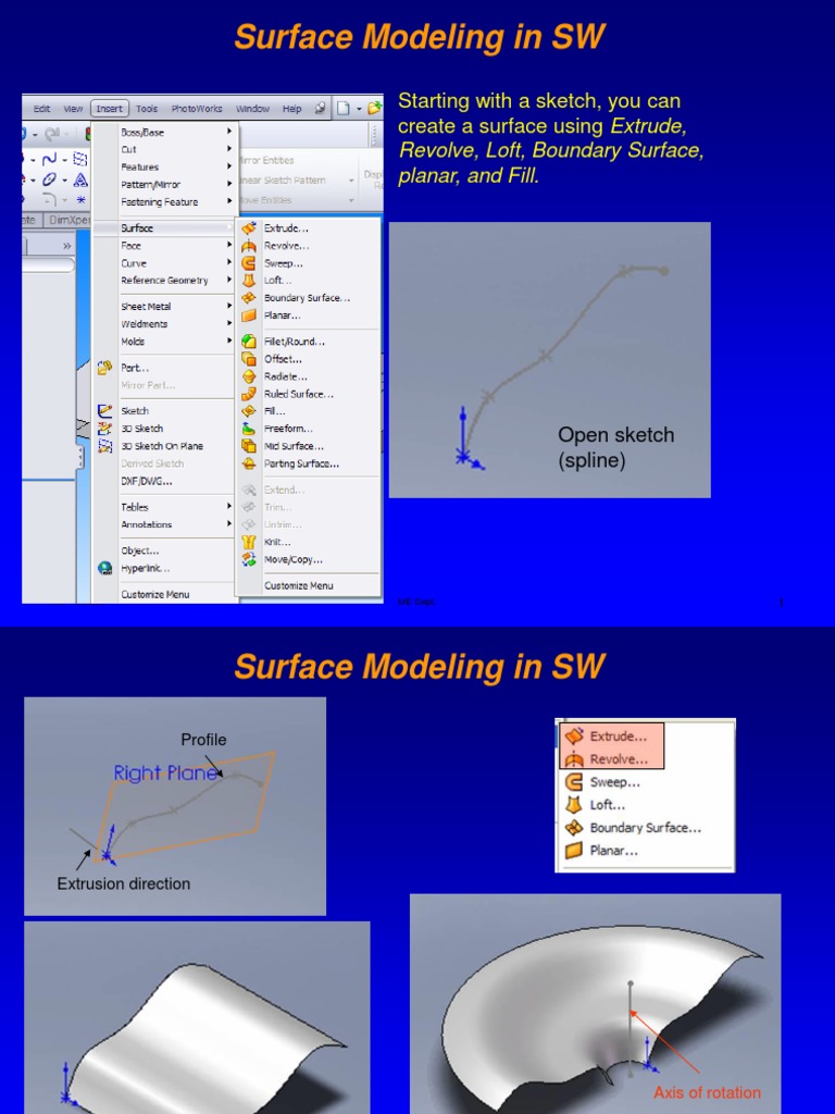 6 - Surface Modeling NX SW | Curve | Slope