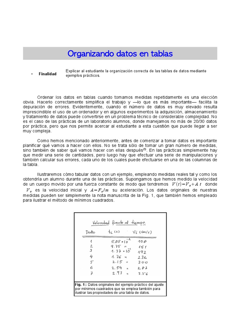 Tablas en Informes | PDF | Tabla (base de datos) | Lectura (proceso)