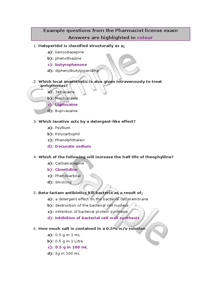 Moh-uae- Pharmacy Exam q Example