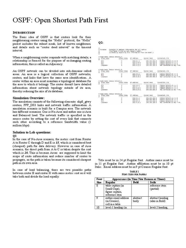 IEEE Paper Word Template A4 V3 | Download Free PDF | Computer Network ...