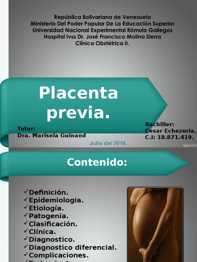 Placenta Previa | PDF | Placenta | Obstetricia