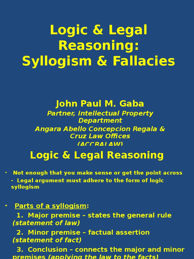 SOL Logic | PDF | Fallacy | Argument