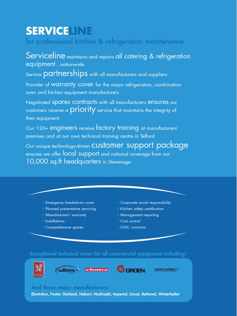 Serviceline Brochure | PDF | Safety | Occupational Safety And Health