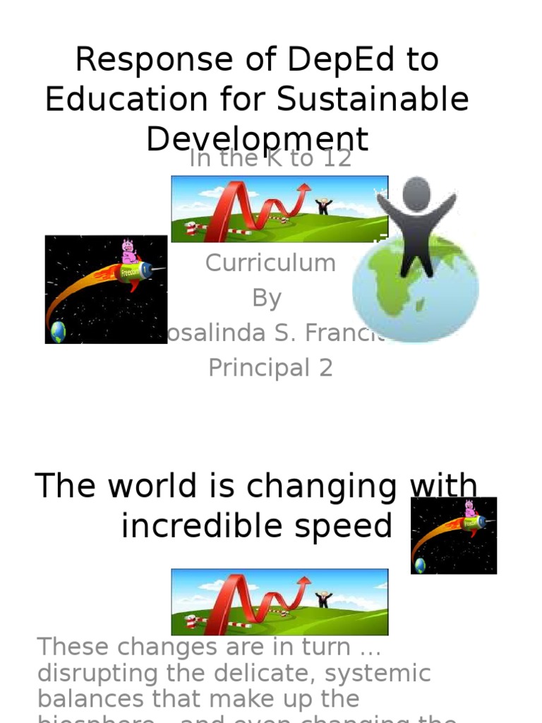 DepEd K To 12 Education For Sustainable Development | PDF ...
