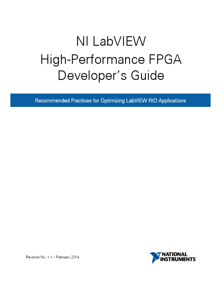 FPGA LabVIEW | PDF
