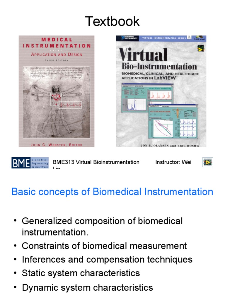 Virtual Bio Instrumentation Lecture 01 | PDF | Instrumentation | Signal ...