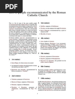List of Popes from Peter to Francis | PDF | Catholic Church | Vatican City