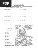 Mandala de Sumas y Restas Algebraicas | PDF